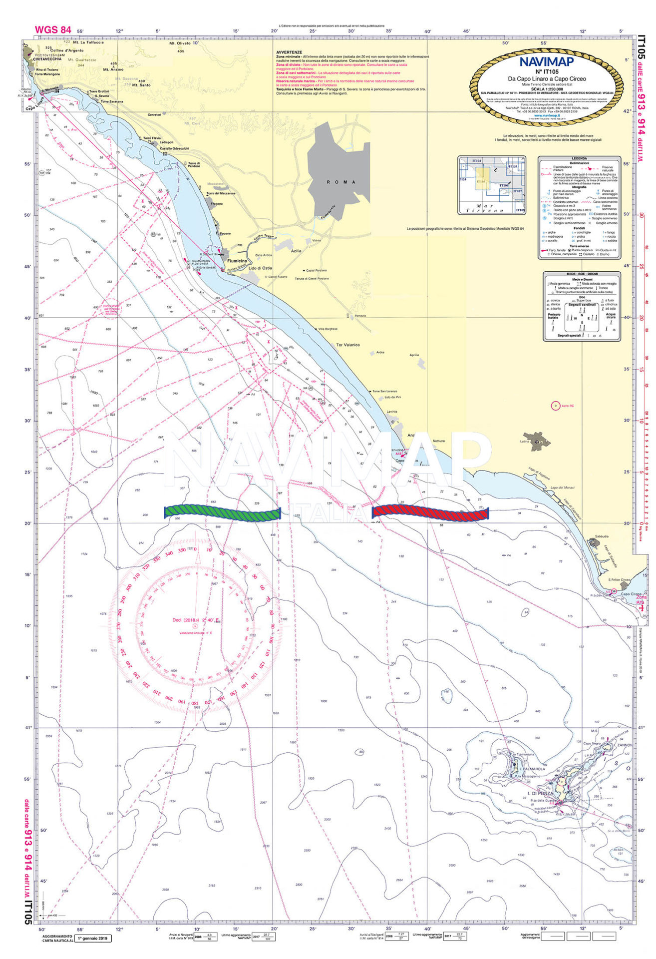 Da Capo Linaro a Capo Circeo - Navimap